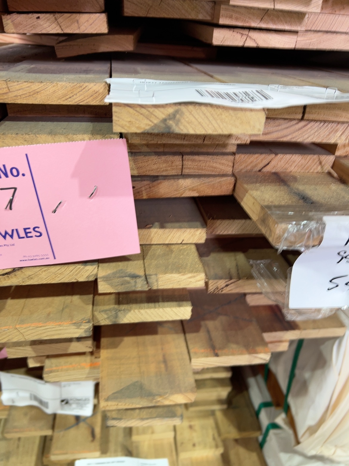 100X17 TASMANIAN OAK SKIP DRESSED - Fowles Auction & Sales