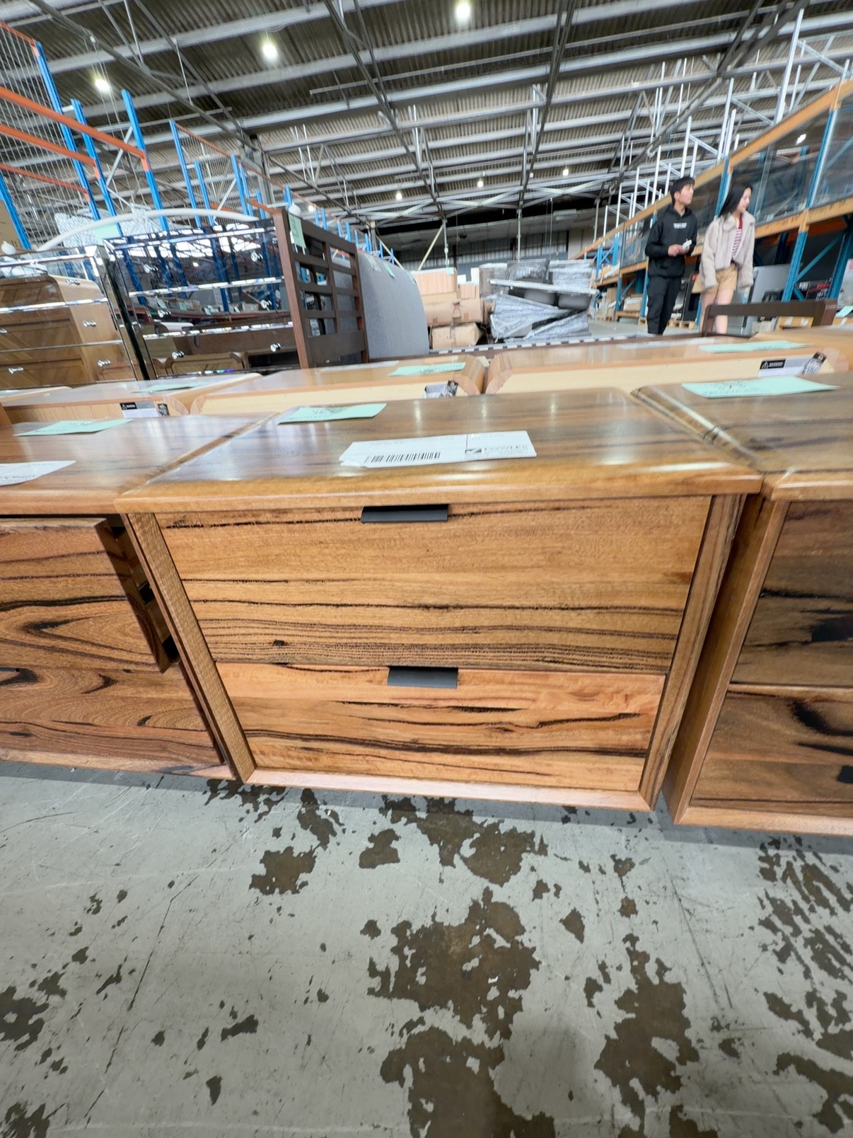 EX DISPLAY BUNBURY MARRI TIMBER BEDSIDE TABLE, SOLD AS IS - Fowles ...